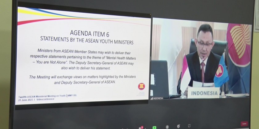 AMMY-XII: MoSYA Union Minister attended via Virtual system | Myanmar International TV